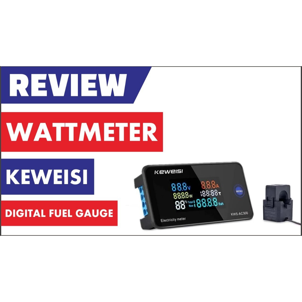 Jual Keweisi DC200 200vdc 10A 50A 100A DC watt meter kwh ampere volt ...