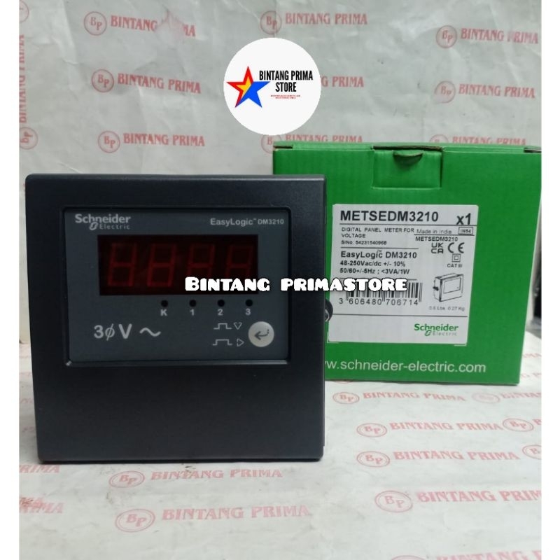 Jual SCHNEIDER DIGITAL VOLTMETER 3 Phase METSEDM3210 SCHNEIDER | Shopee ...