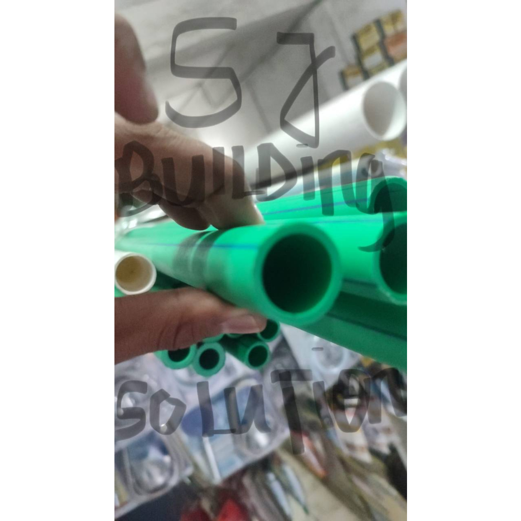 Jual Pipa PPR PN 20 PN20 Air Panas 1/2" 1/2 20mm 20 mm Rucika Green ...