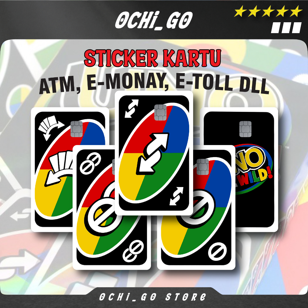 Jual Stiker Kartu Atm Garskin Skin Card Uno Sticker Kartu Atm Bca | Bri ...