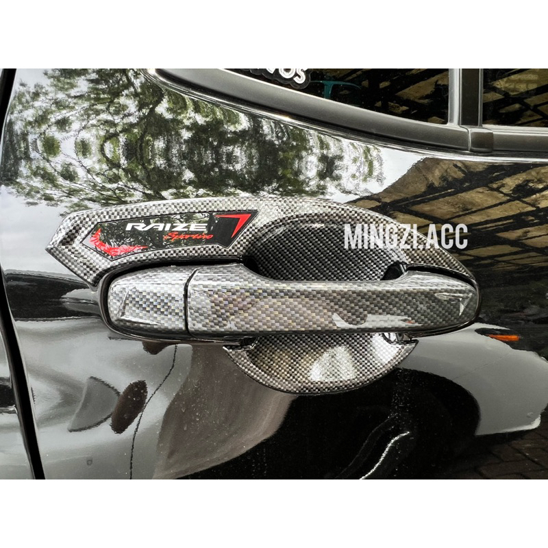 Jual RAIZE PAKET LENGKAP HANDLE MANGKOK TUTUP BENSIN COVER KARBON ...