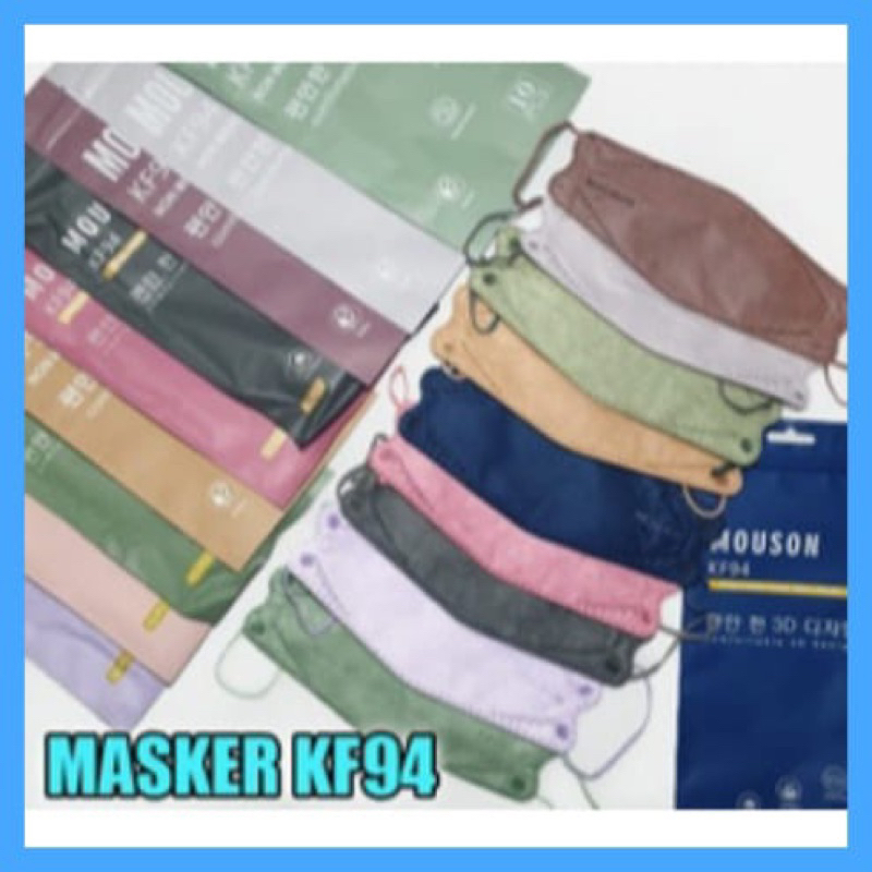 Jual Masker KF94 Mouson Isi 50 Pc/5 Pack PAKET BEST SELLER | Shopee Indonesia