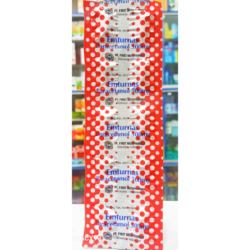 Jual Emturnas 500MG 𝟏 𝐒𝐓𝐑𝐈𝐏 𝐈𝐒𝐈 𝟏𝟎 𝐓𝐀𝐁𝐋𝐄𝐓 - Meredakan Demam, Sakit ...