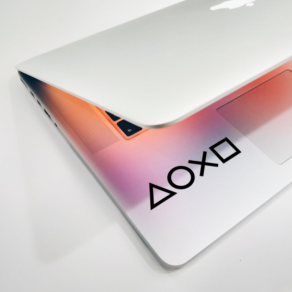 Jual Stiker Playstation Symbol AOXO Horizontal - Laptop Macbook Sticker ...