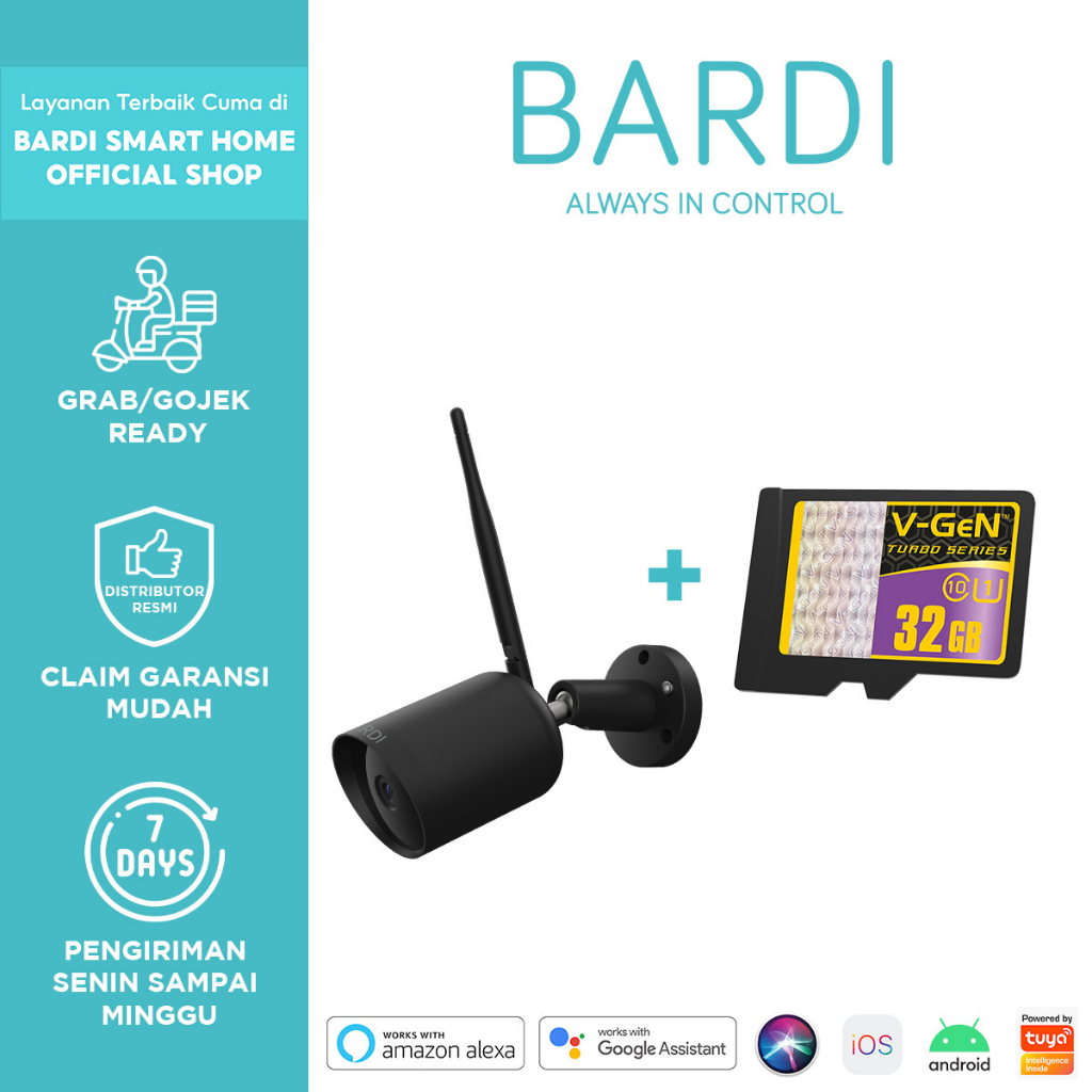 Jual BARDI Smart Outdoor STC IP Camera CCTV Wifi IoT Home Automation ...