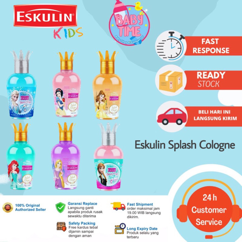 Jual Eskulin Kids Princess Splash Cologne 125ml | Shopee Indonesia