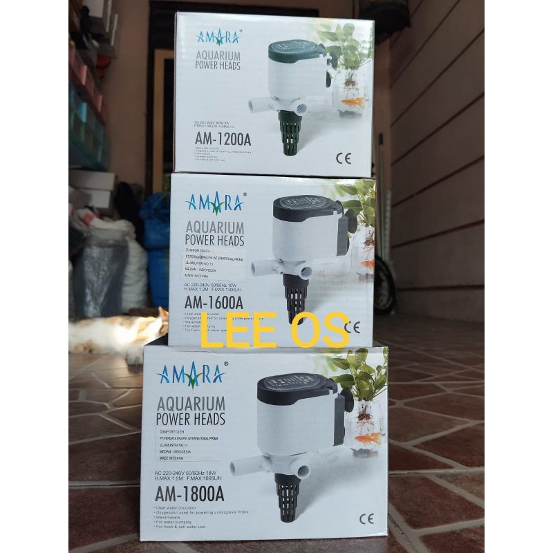 Jual AMARA AM SERIES AM 1200/1600/1800/2600 POMPA AQUARIUM POWER HEAD | Shopee Indonesia