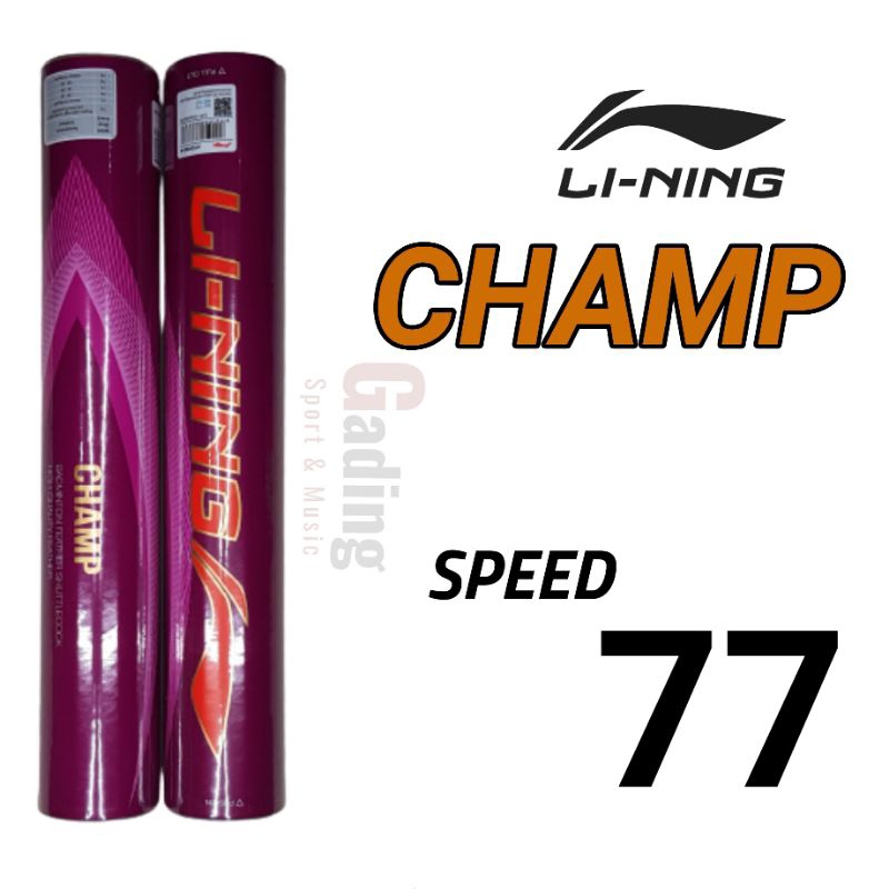 Jual Shuttlecock Badminton Lining Champ / Kok Bulutangkis | Shopee ...