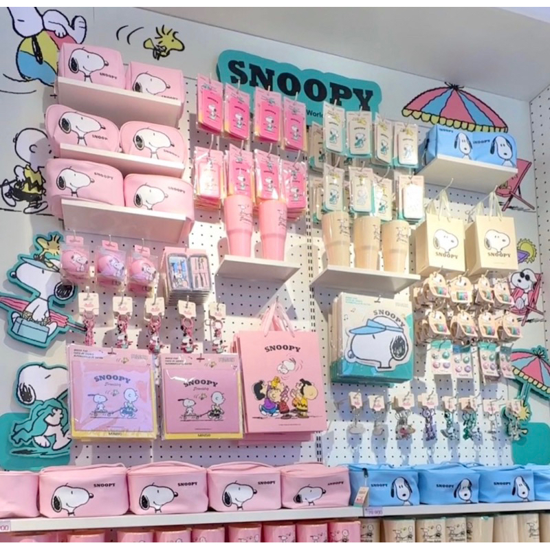 Jual MINISO X SNOOPY PEANUTS DOMPET /TUMBLER/ RANSEL BACKPACK/ COSMETIC BAG TEMPAT KOMSETIK ...