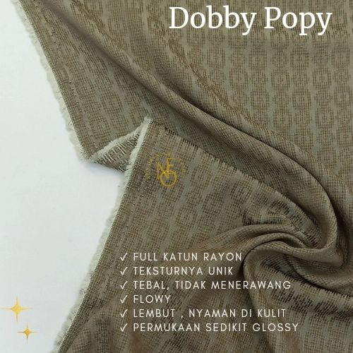 Jual KAIN DOBBY POPPY 58" (Harga Per 1 Roll) | Shopee Indonesia