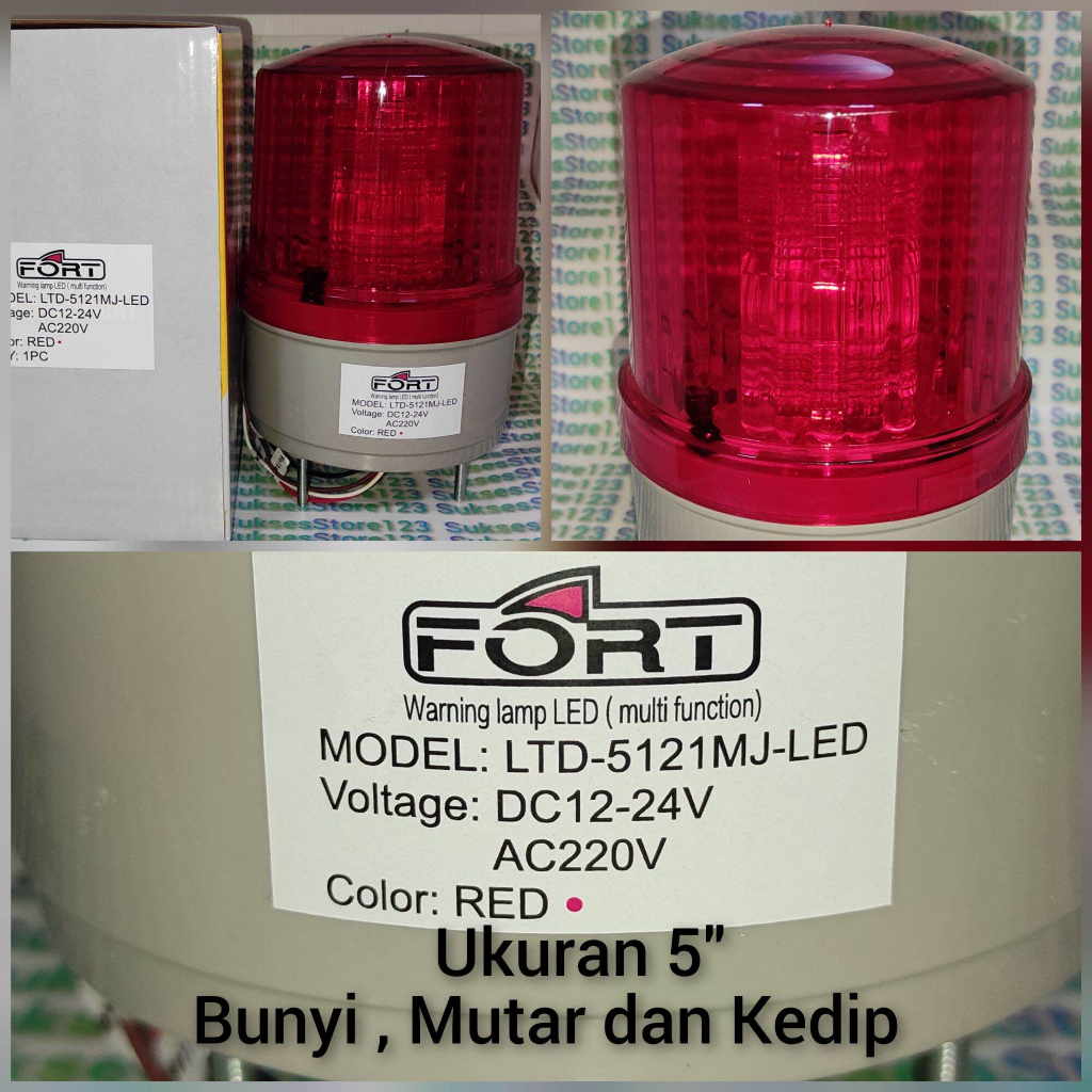 Jual Lampu Warning Light LED 5" LTD-5121MJ-LED Warning Light Rotary ...