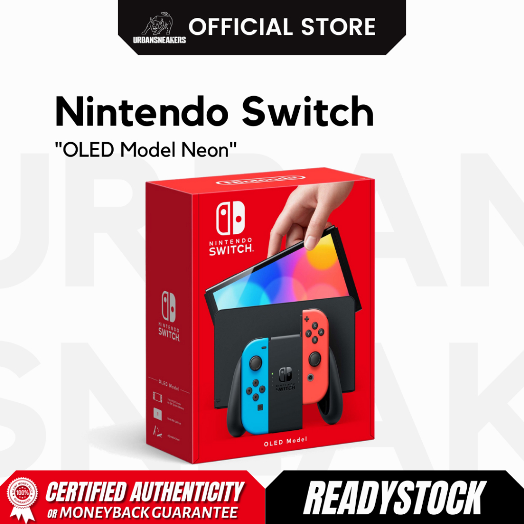 Jual Nintendo Switch OLED Model Neon Blue & Red Joy Controller Original ...