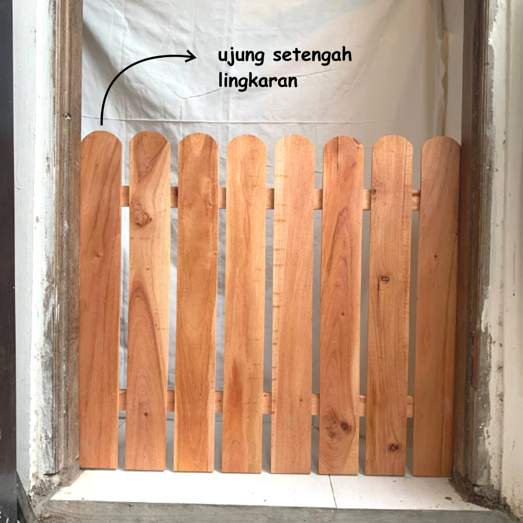 Jual Pintu Pagar Kayu lebar 120 cm x tinggi 80 cm Baby Gate Pagar Bayi ...