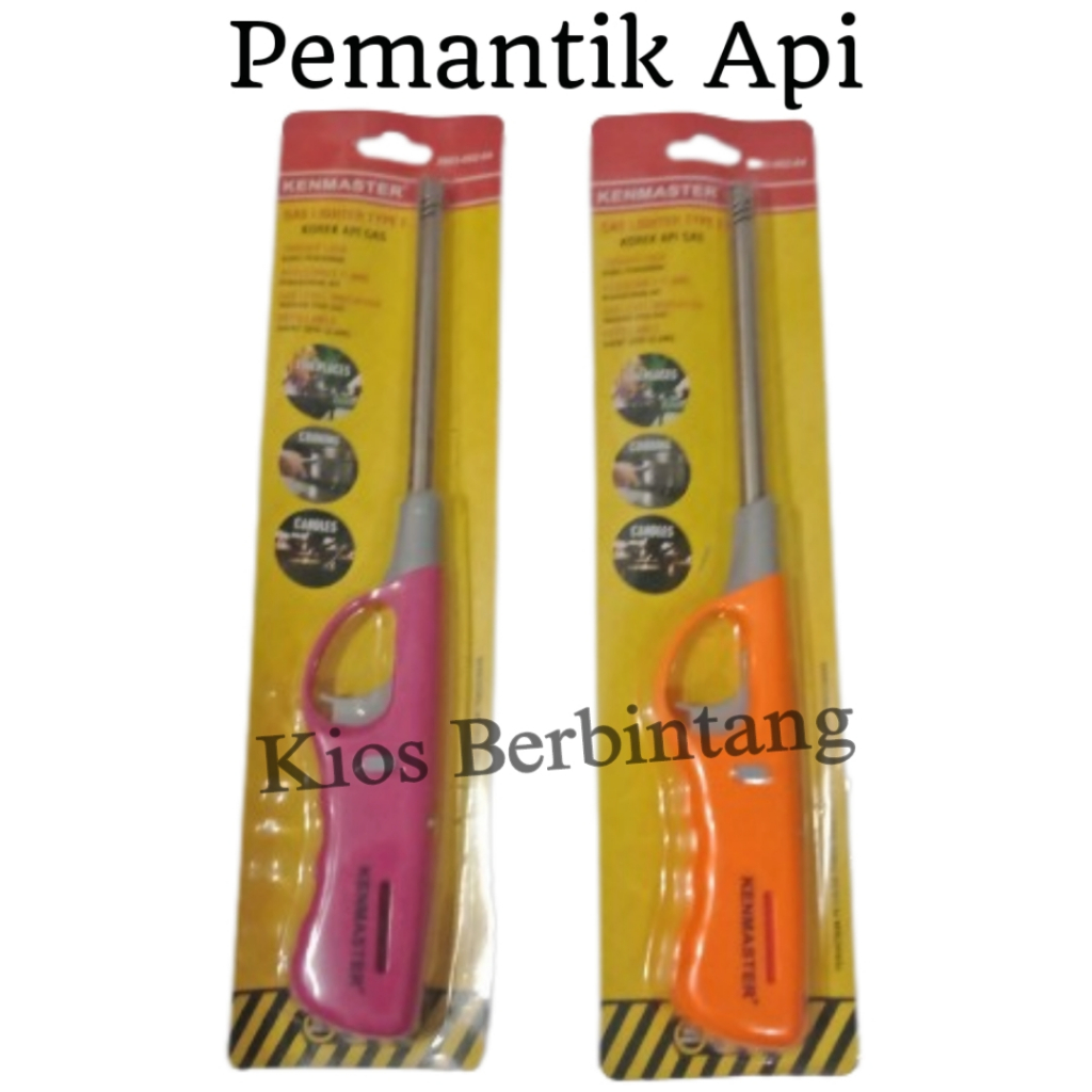 Jual Gas Lighter Pemantik Api Panjang Kenmaster TYPE E | Shopee Indonesia