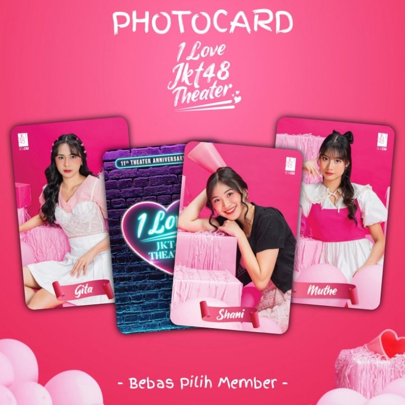 Jual [PROMO] 1 SET PC Photocard I Love JKT48 Theater Unofficial/Fanmade ...