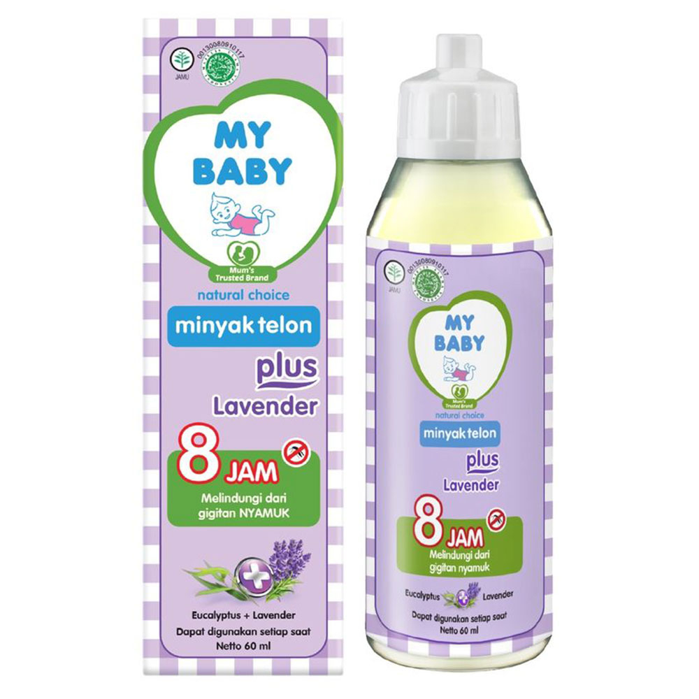 Jual MY BABY Minyak Telon Plus Lavender Minyak Bayi Anti Nyamuk Tahan Lama 8 Jam 60ml / 90ml ...