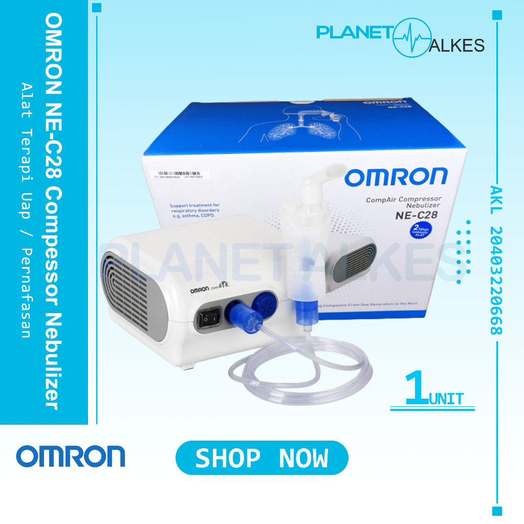 Jual Nebulizer Omron NE-C28 /Alat Inhalasi / Nebulizer / Omron Nebulizer C28 / C801 / C101 ...