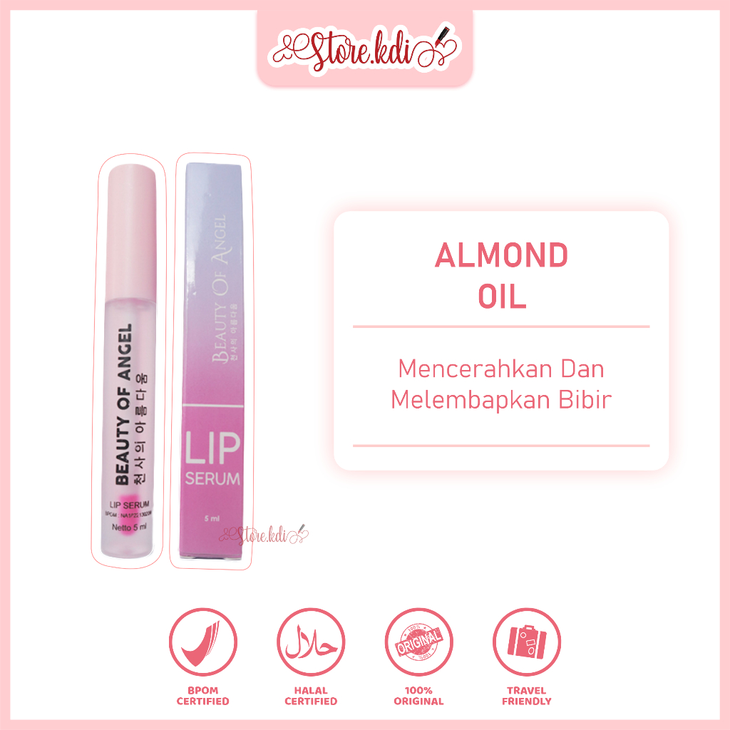 Jual BEAUTY OF ANGEL Lip Serum 5 ml BOA Lip Care Moisturizing Untuk ...
