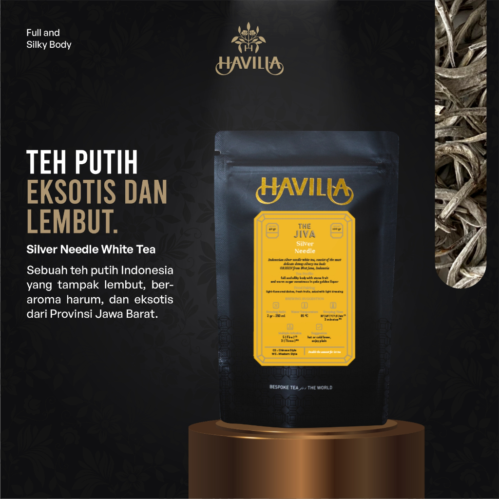 Jual Havilla Silver Needle White Tea / Teh Putih Indonesia / White Tea ...