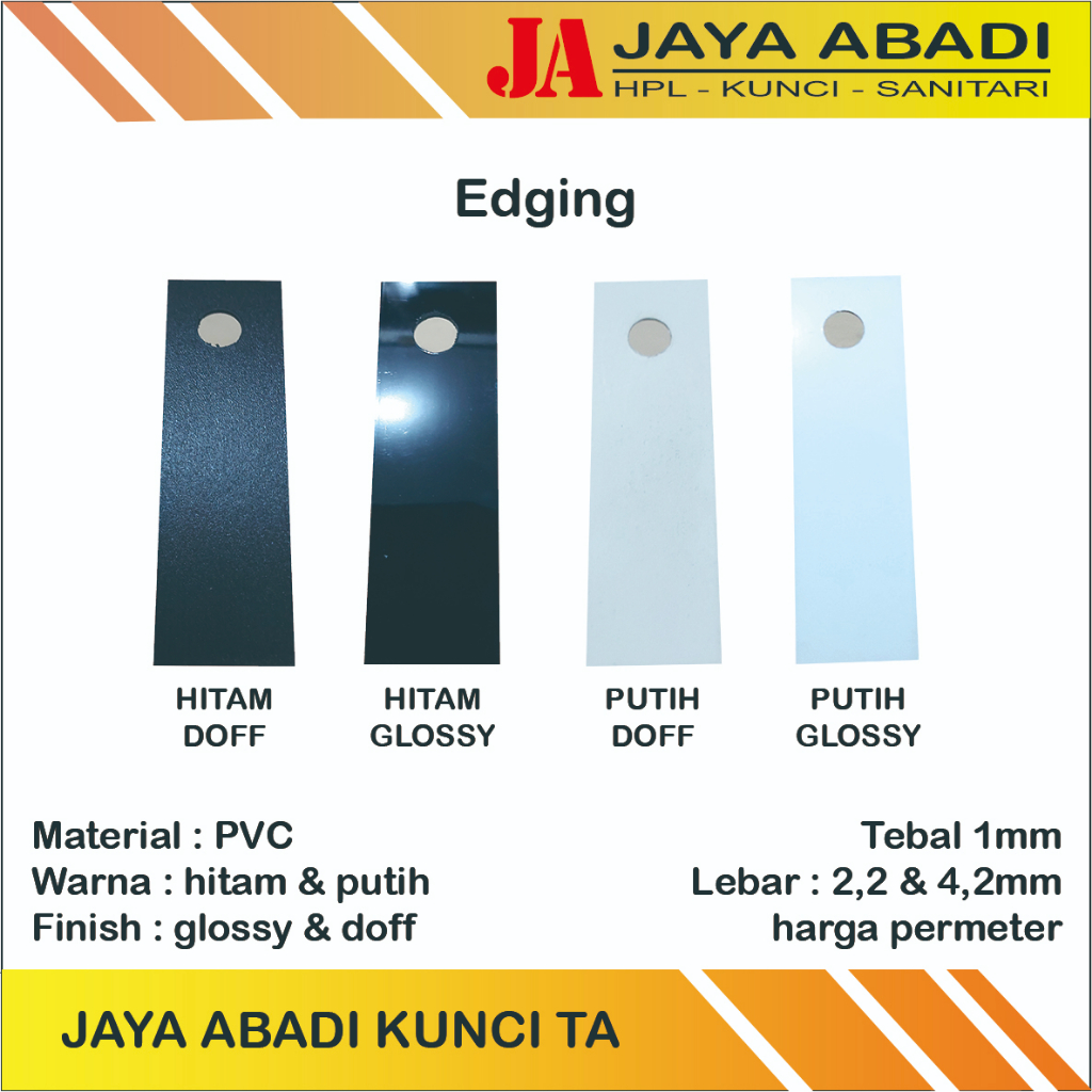 Jual EDGING HPL TACO TH 002 AA/G/TH 003 AA/G (22X1/42X1) | Shopee Indonesia