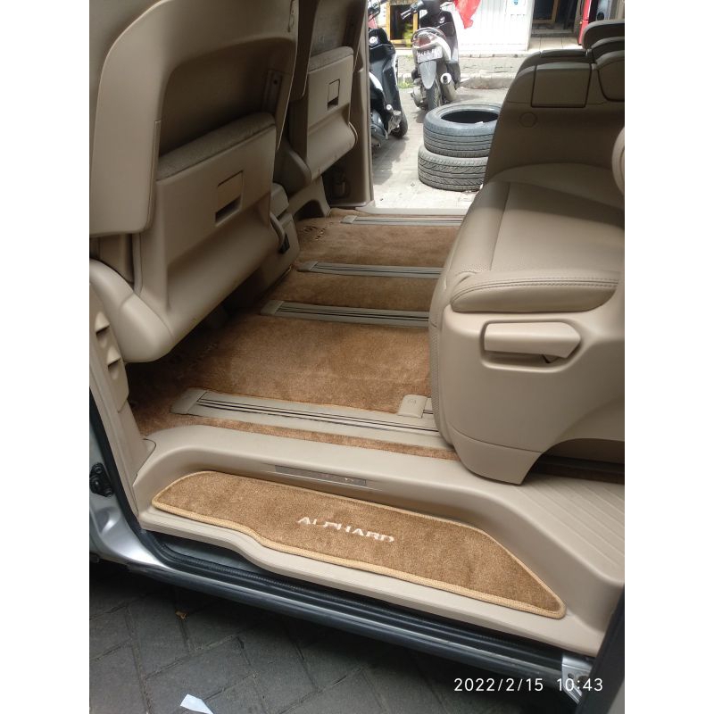 Jual KARPET MOBIL ALPHARD BAHAN BLUDRU PREMIUM FULL SET BAGASI | Shopee ...