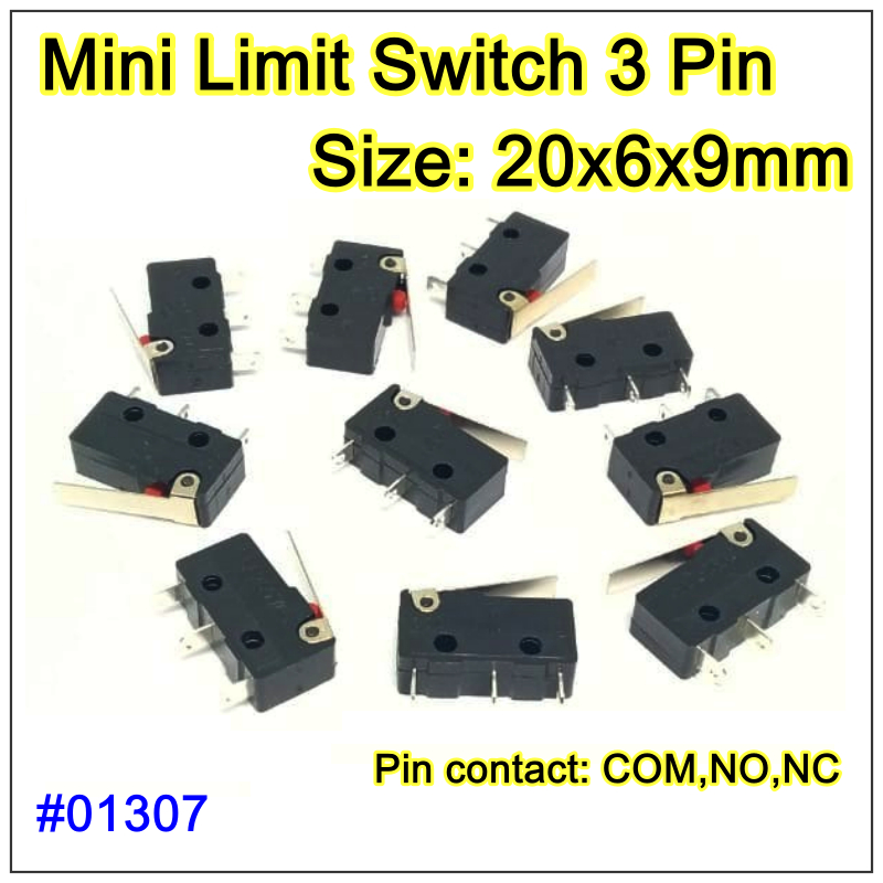 Jual Mini Limit Switch 3 Pin Plat NO / NC 3A 250V AC Saklar kecil ON OFF 3P | Shopee Indonesia
