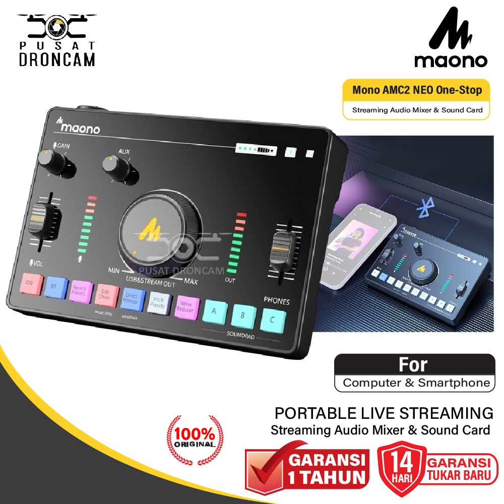 Jual Maono AMC2 NEO One-Stop Streaming Audio Mixer & Sound Card ...