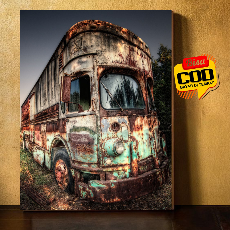 Jual Poster Gambar Bus Hiasan Dinding Mdf Aesthetic | Shopee Indonesia