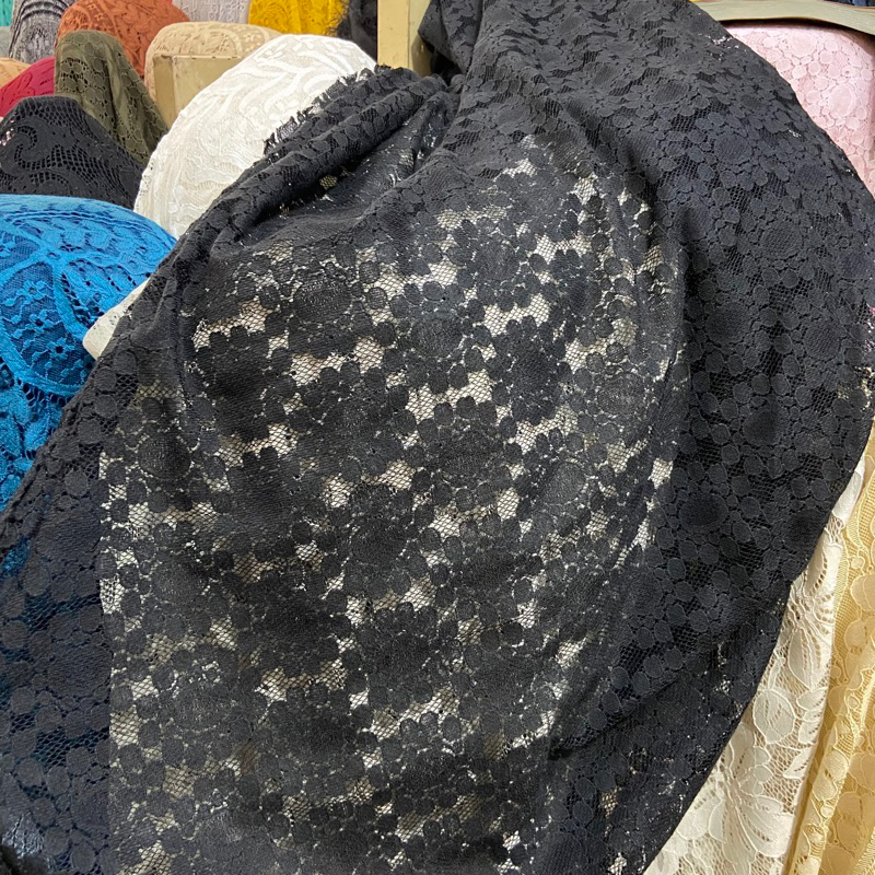 Jual kain brukat / kain brokat / brokat katun import korea | Shopee ...