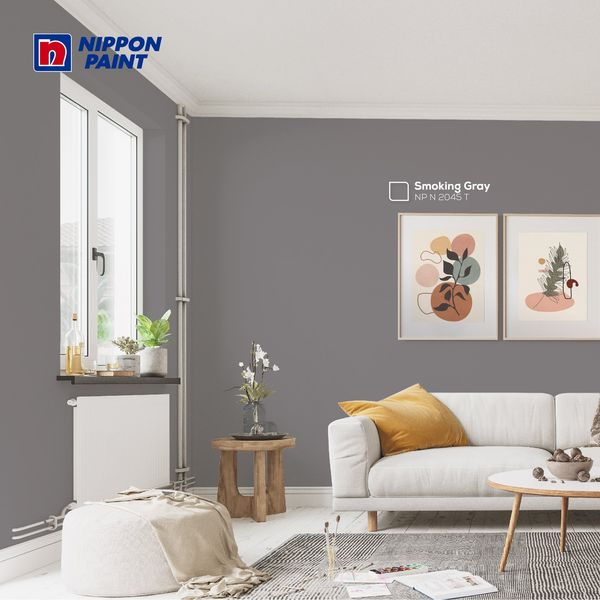 Jual CAT TEMBOK EKSTERIOR NIPPON PAINT - SMOKING GRAY/N2045T | Shopee ...
