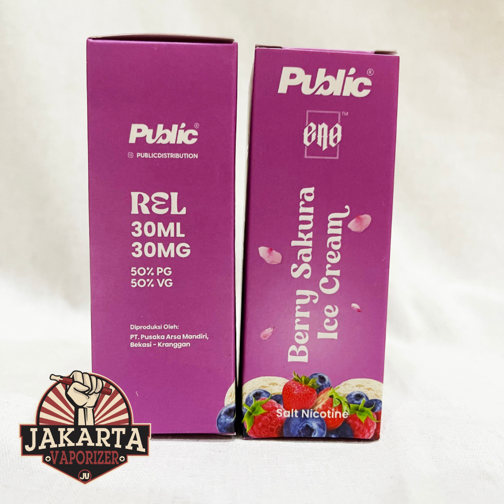 Jual [SALT] ENO BERRY SAKURA ICE CREAM SALTNIC 30ML 30MG BY PUBLIC ...