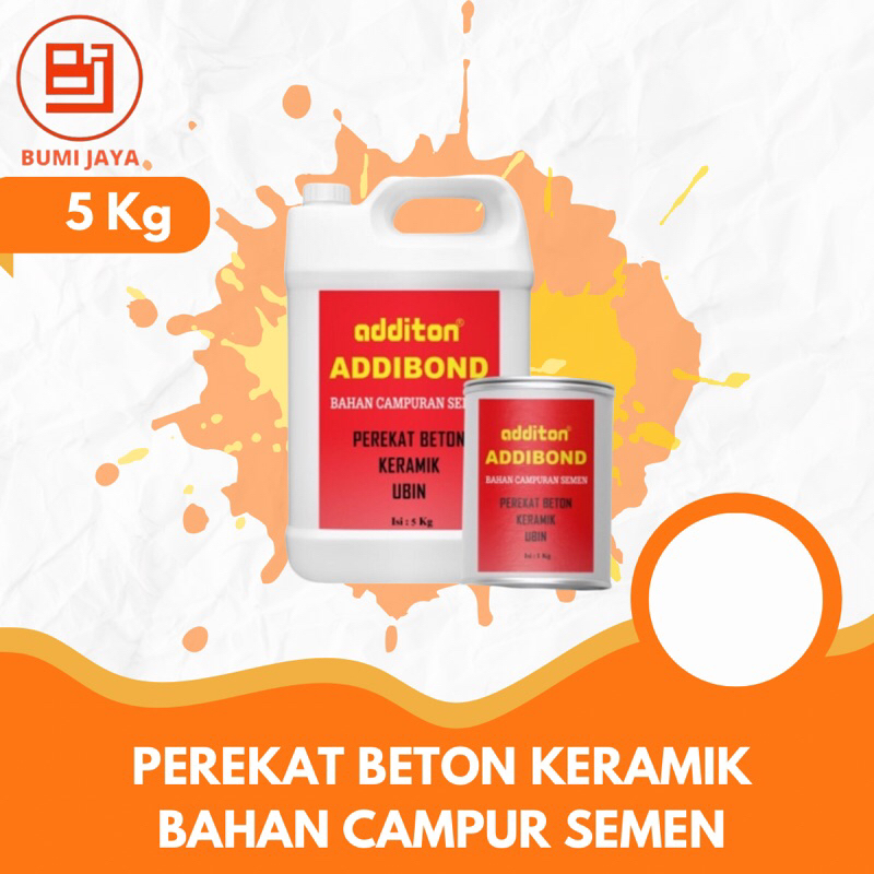 Jual Addibond Perekat beton keramik 5kg adibond bahan campur semen 5kg ...