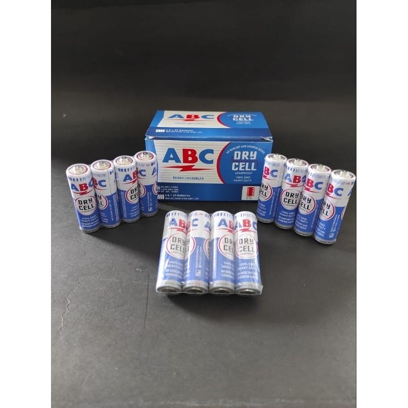 Jual Baterai ABC AA 1.5V (1set / 4pcs) | Shopee Indonesia