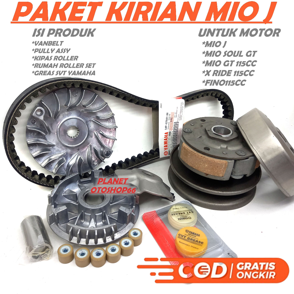 Jual PAKET KIRIAN LENGKAP MIO J / MIO SOUL GT 115CC / MIO GT 115CC ...