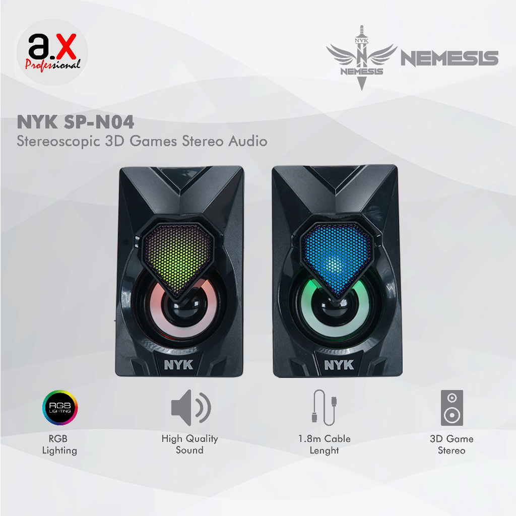 Jual Speaker Gaming RGB NYK SP-N04 | Shopee Indonesia