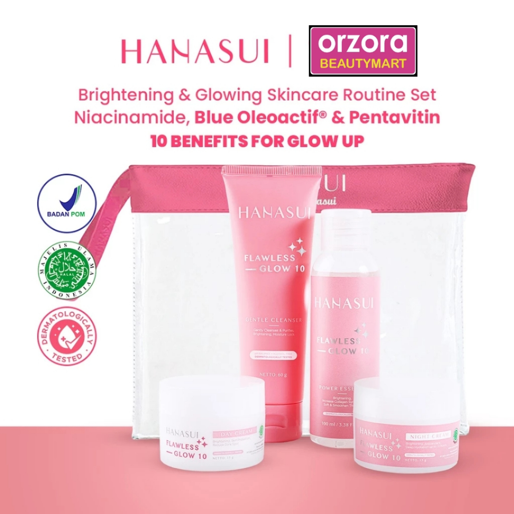 Jual NAGITA HANASUI SKINCARE Set | Paket Skincare Hanasui Flawless Glow ...