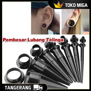 Jual Pembesar Lubang Telinga Piercing Tapper EarPlug Plug Tunnel Ear 36 ...