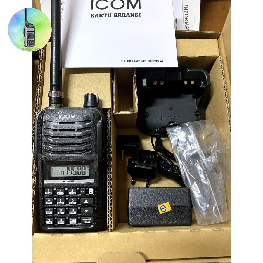 Jual Handie Talkie Icom IC-V86 VHF Ori Baru Garansi ICV86 V86 HT Jepang | Shopee Indonesia