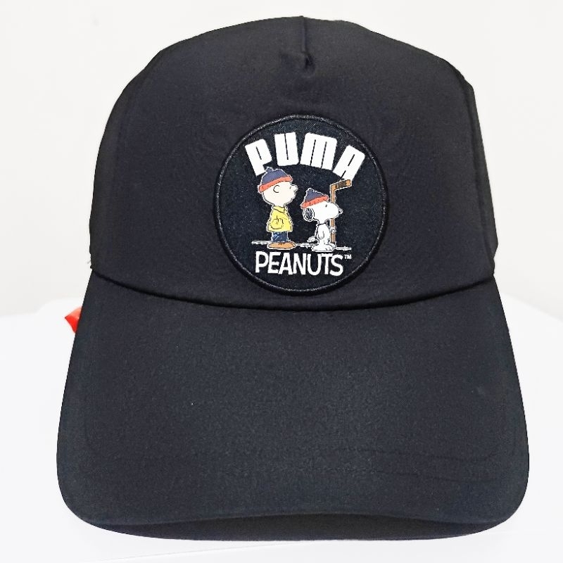 Jual Topi Casual PUMA x Peanuts BB Cap Puma Black | Shopee Indonesia