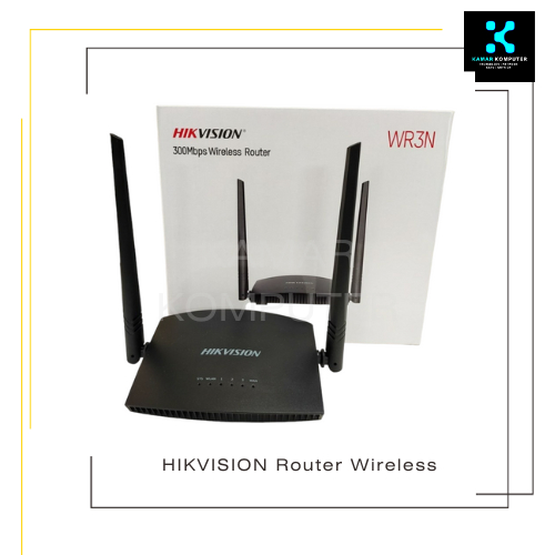 Jual [ Ka-Kom ] DS-3WR3N HIKVISION Router Wireless Untuk IP Camera ...