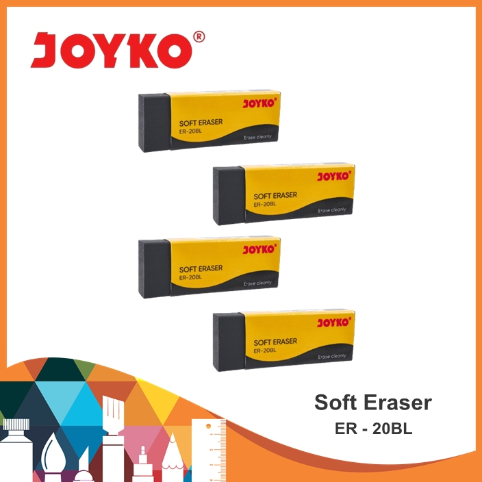 Jual Penghapus Joyko Hitam ER-20BL / Eraser / Penghapus Hitam / Penghapus Besar | Shopee Indonesia