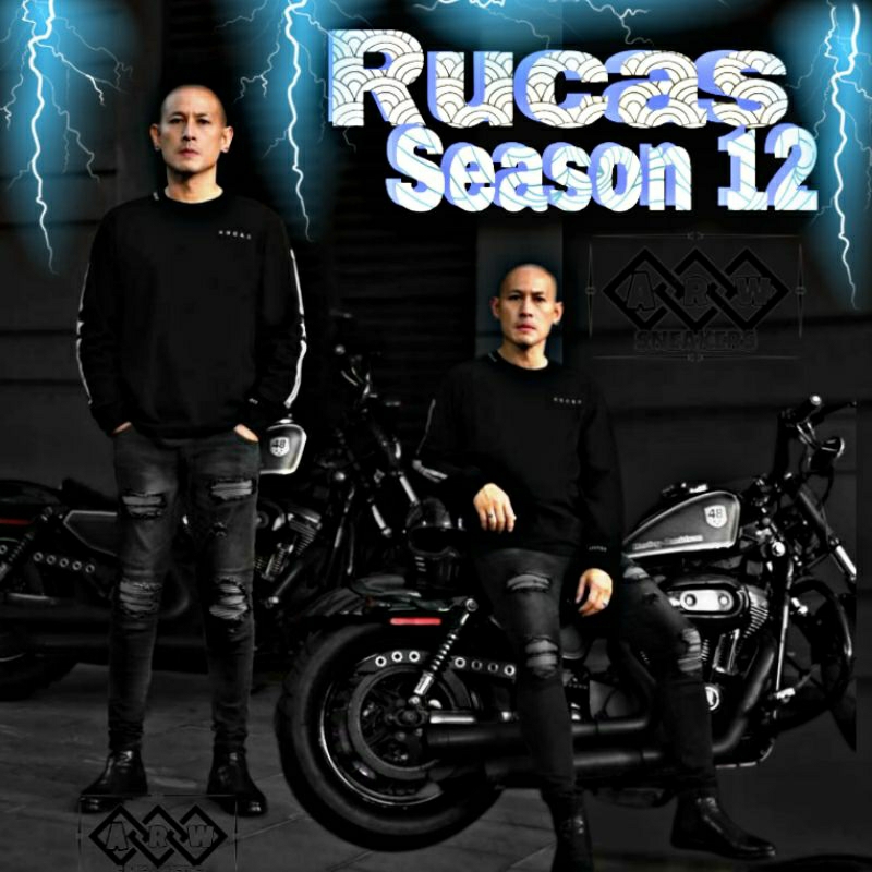 Jual (SEGEL ) RUCAS SEASON 12 DRAK GREY JEANS CAVIAR LEATHER BIKER ...