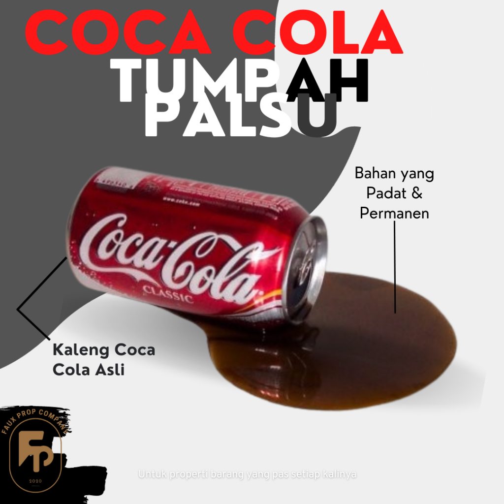 Jual Prank Tumpah Coca Cola Kaleng Tumpah Palsu, Fake Spill Prank ...