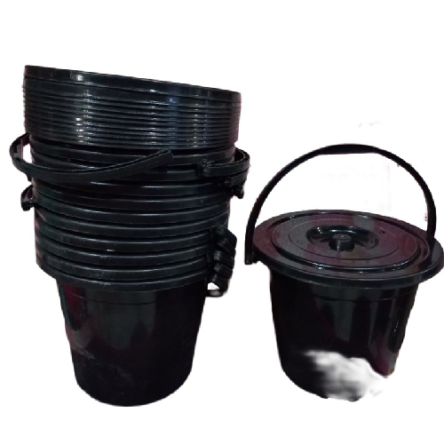 Jual Ember hitam+tutup 6 galon/ember handel kawat + Tutup | Shopee ...