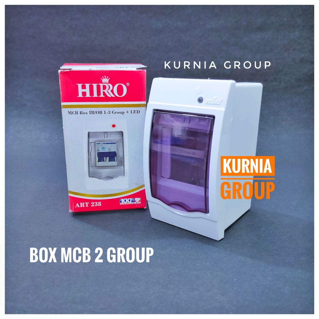 Jual BOX MCB 2 GROUP INDIKATOR LED BOKS SEKRING MCB ISI 2 TANAM DAN ...