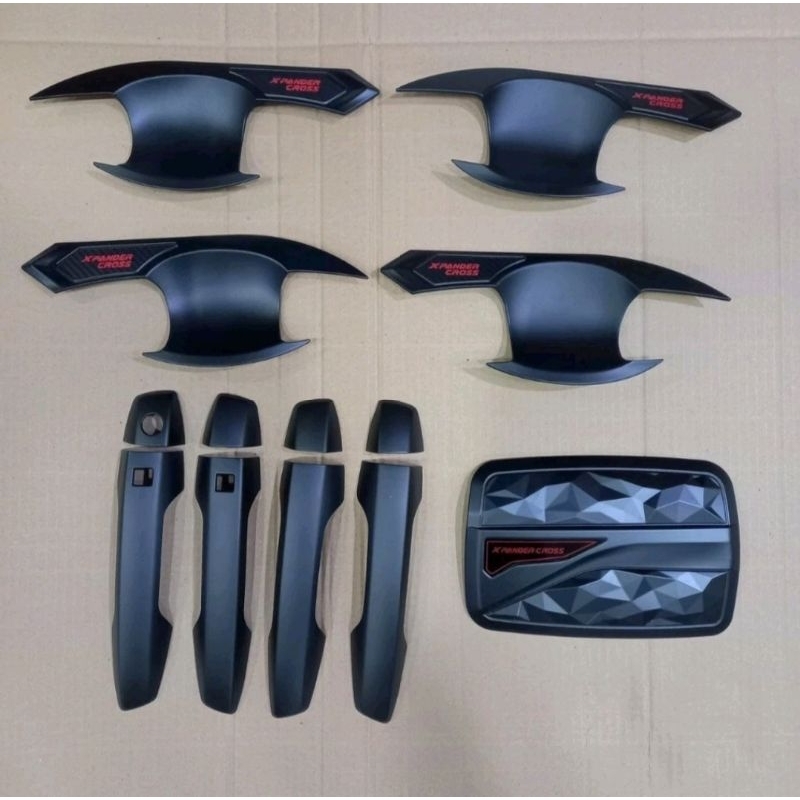 Jual Paket handle keyless+outer+tank cover hitam doff Xpander Cross 2019 -2023 | Shopee Indonesia