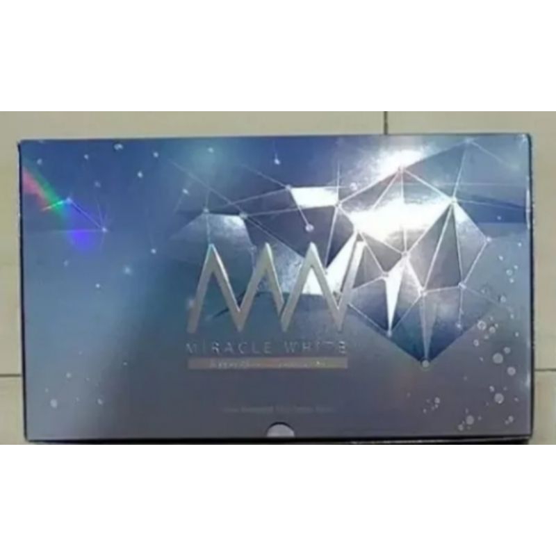 Jual Miracle White Blue MW Biru Box Full | Shopee Indonesia