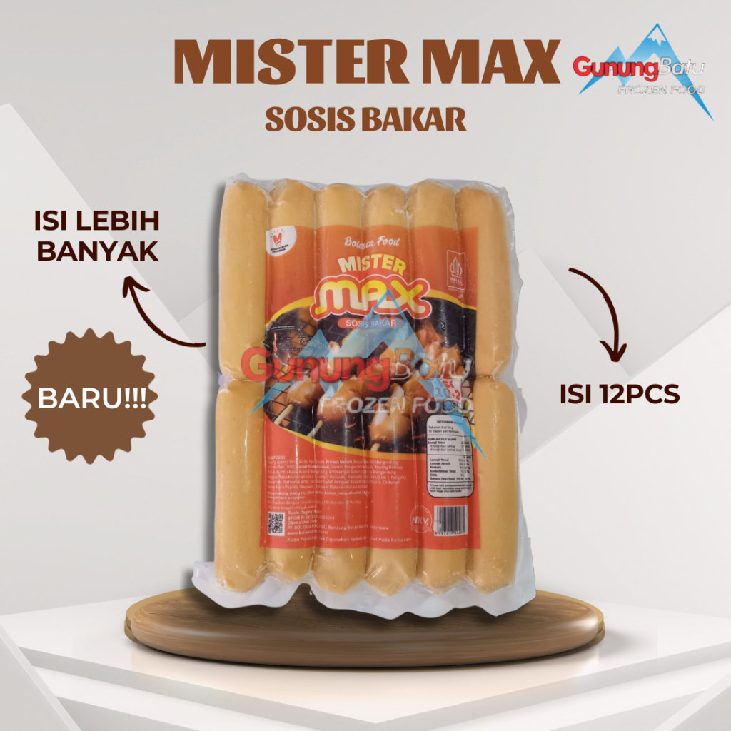 Jual MISTER MAX SOSIS SAPI ISI 10+2 500 GRAM | Shopee Indonesia