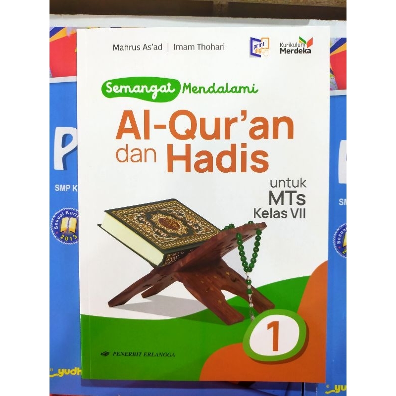 Jual Buku Pelajaran : Semangat Mendalami Al-Quran dan Hadis Kelas VII MTs Kurikulum Merdeka ...