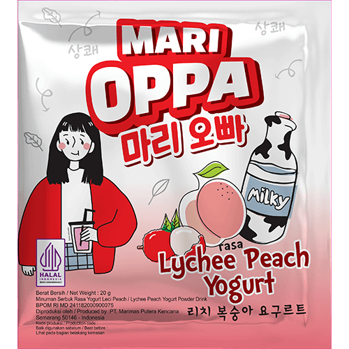Jual marioppa lychee peach Yogurt isi 15 pcs | Shopee Indonesia